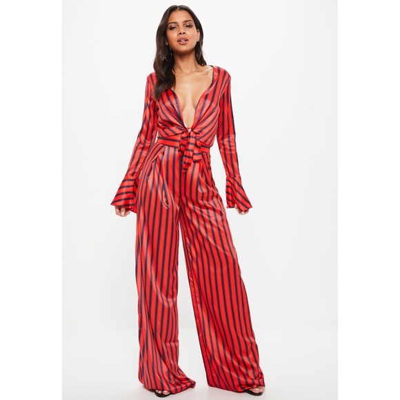 Missguided | Other | Missguided Red Stripe Matching Set | Poshmark